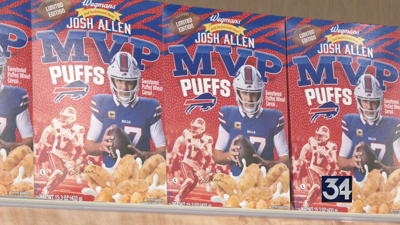 Josh Allen cereal at Wegmans – WIVT – News 34