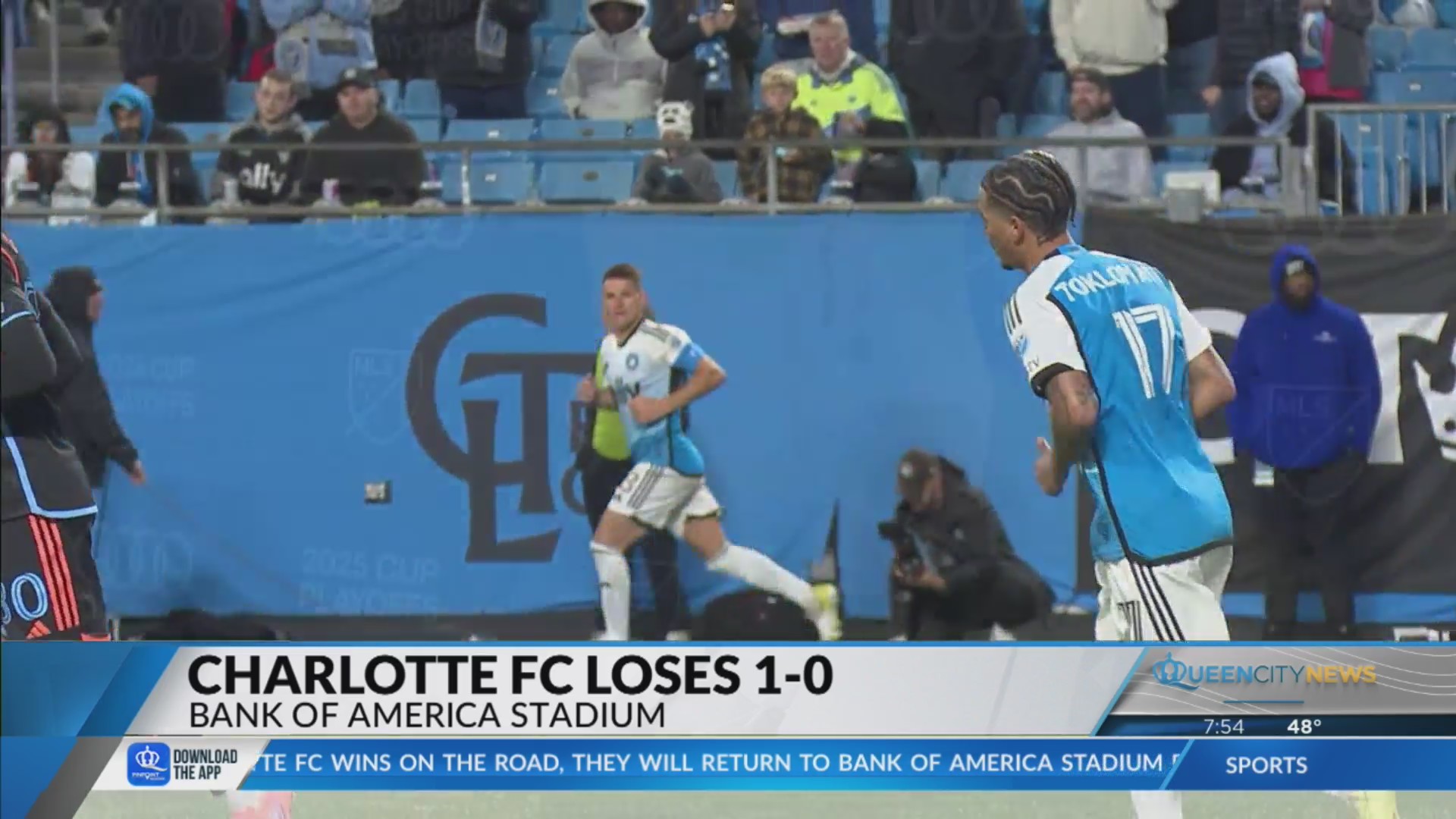 CLTFC falls to NYCFC in first game of MLS Cup Playoffs – Queen City News