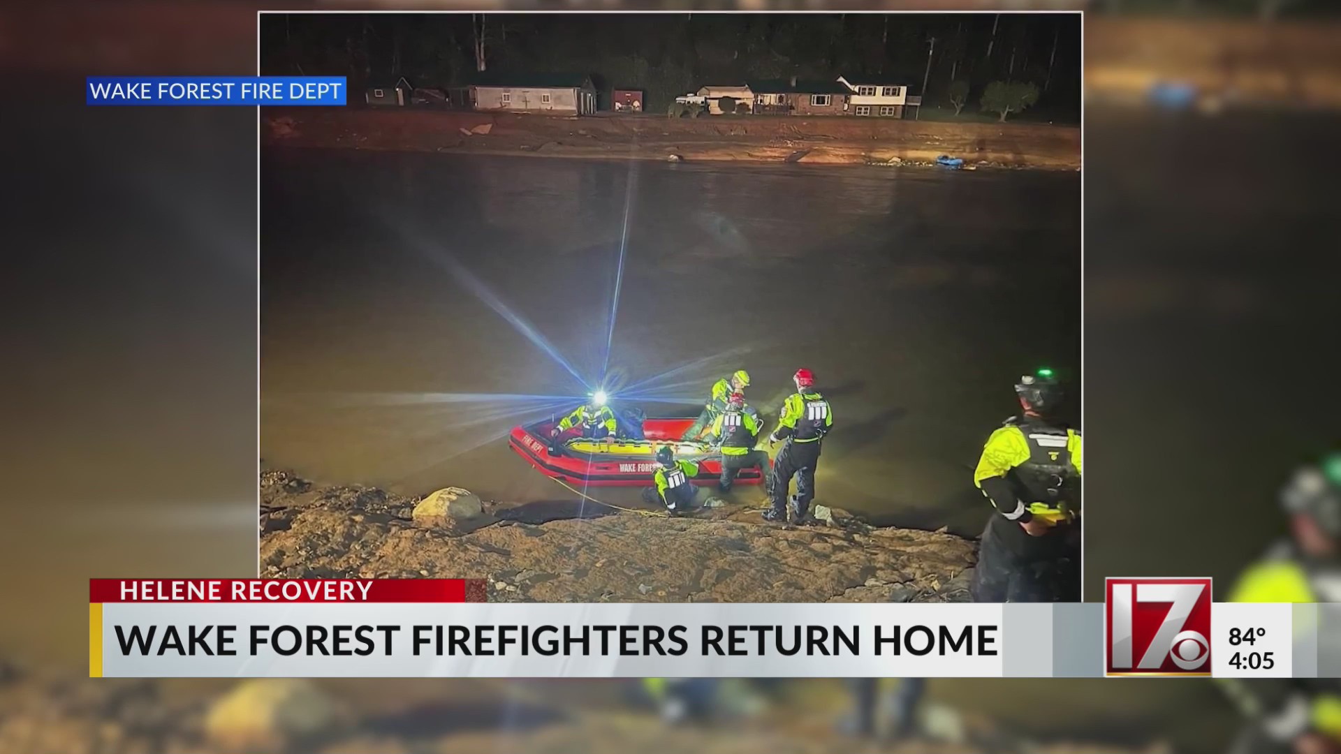 Wake Forest firefighters Helene team – CBS17.com