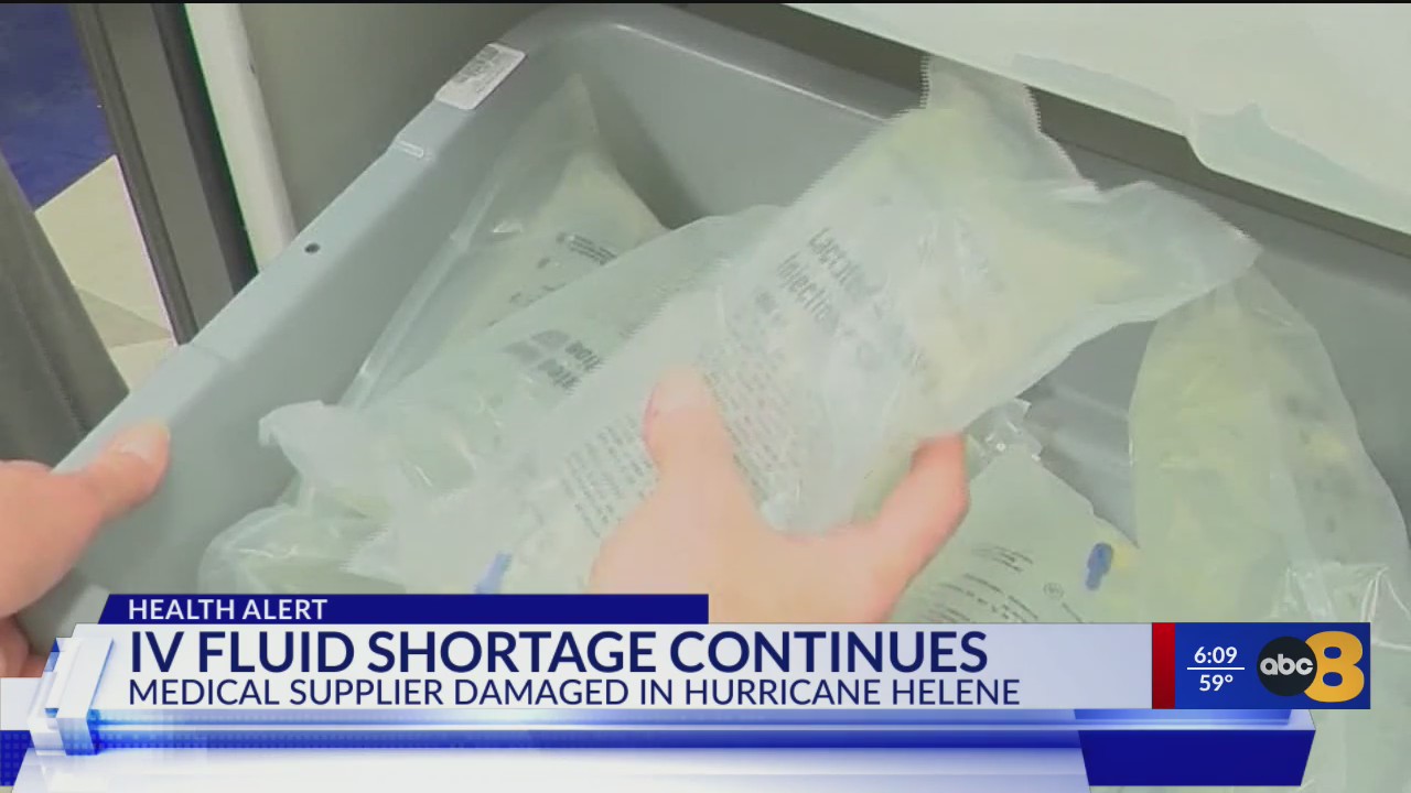 IV fluid shortage continues to impact those who rely on this life ...