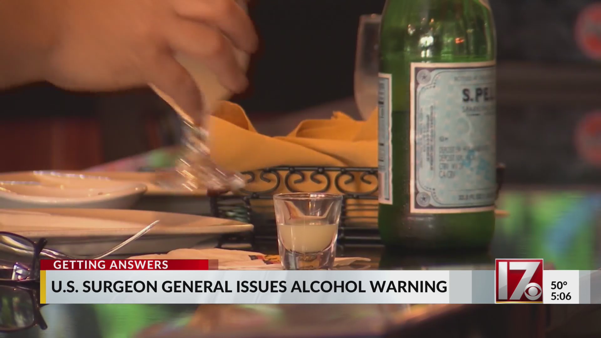 U.S. Surgeon General issues alcohol warning – CBS17.com