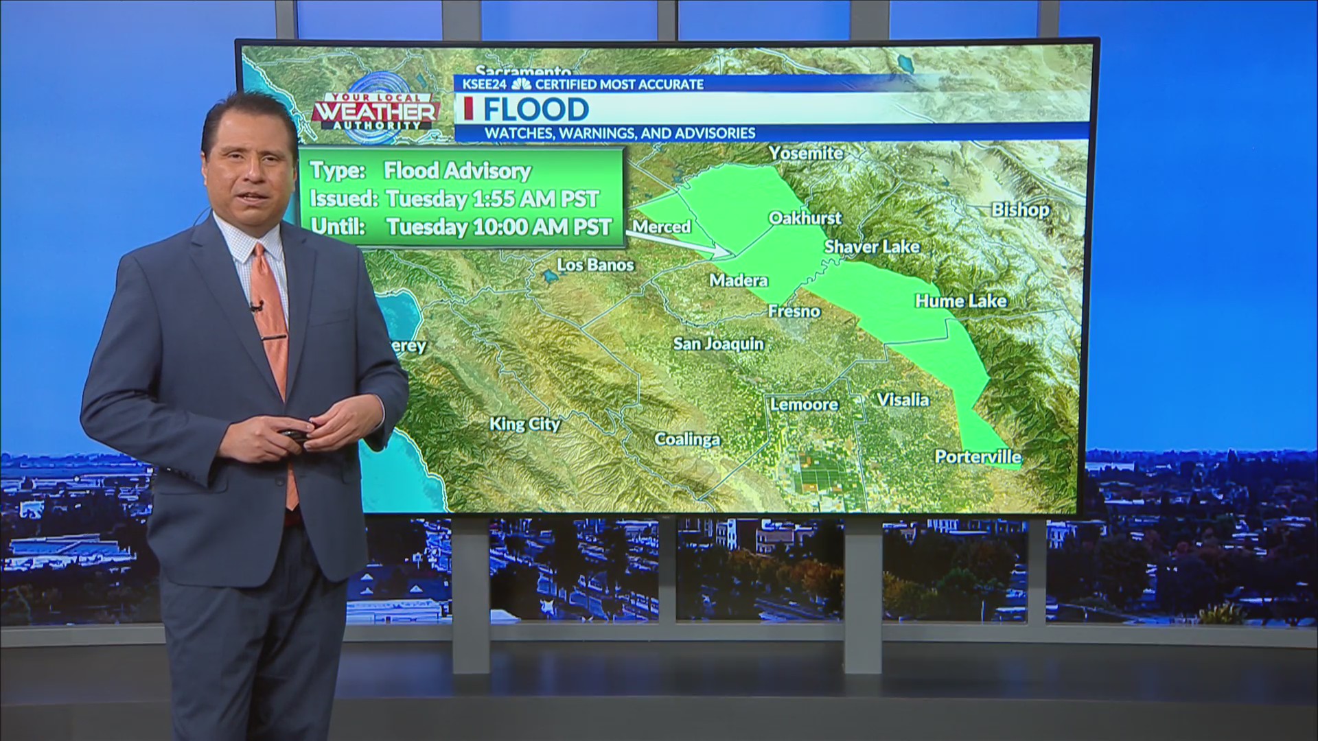 Tuesday North Valley Forecast – CBS47 and KSEE24 | News from ...