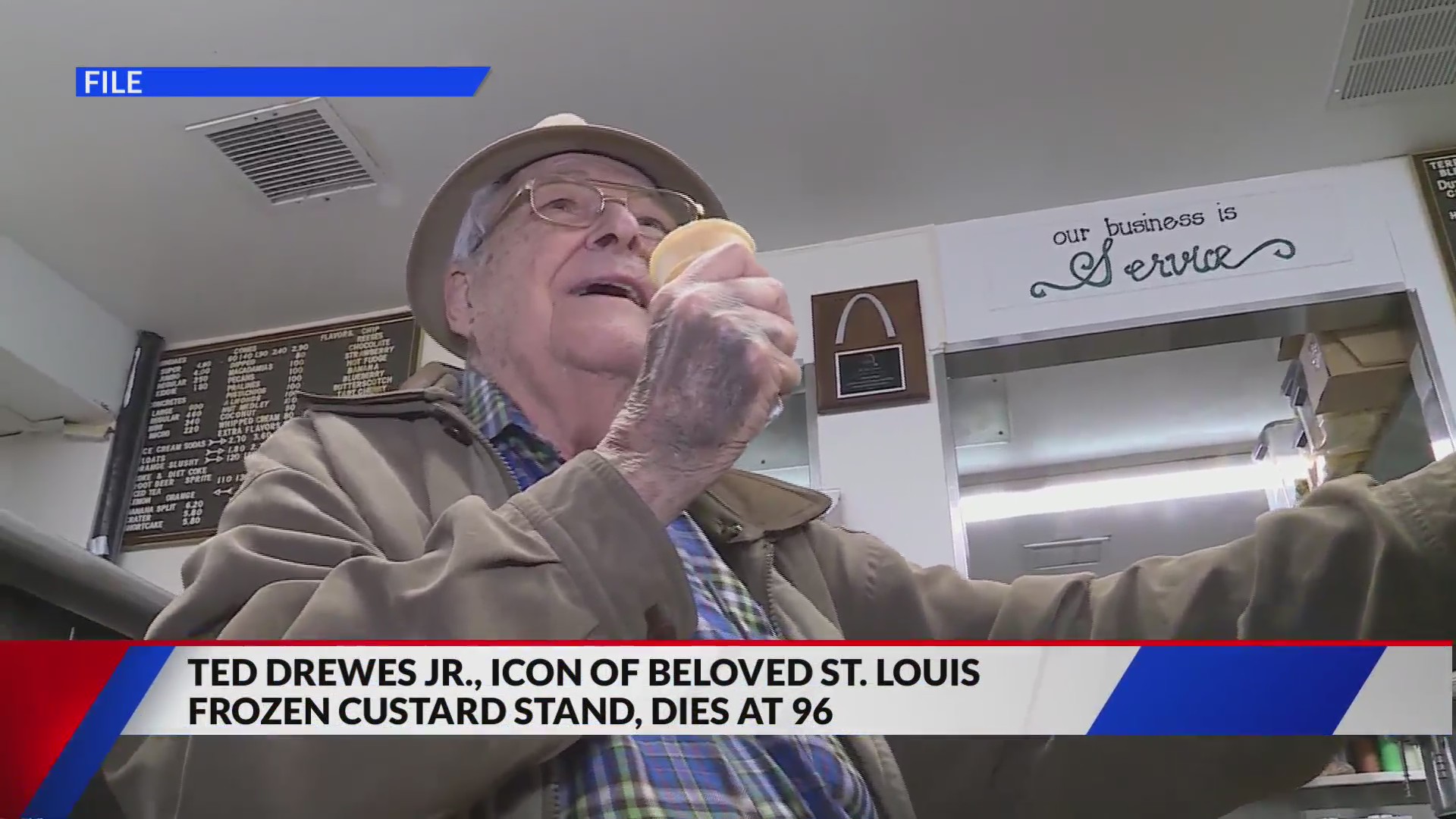Beloved frozen custard magnate Ted Drewes Jr. dies at 96 – FOX 2