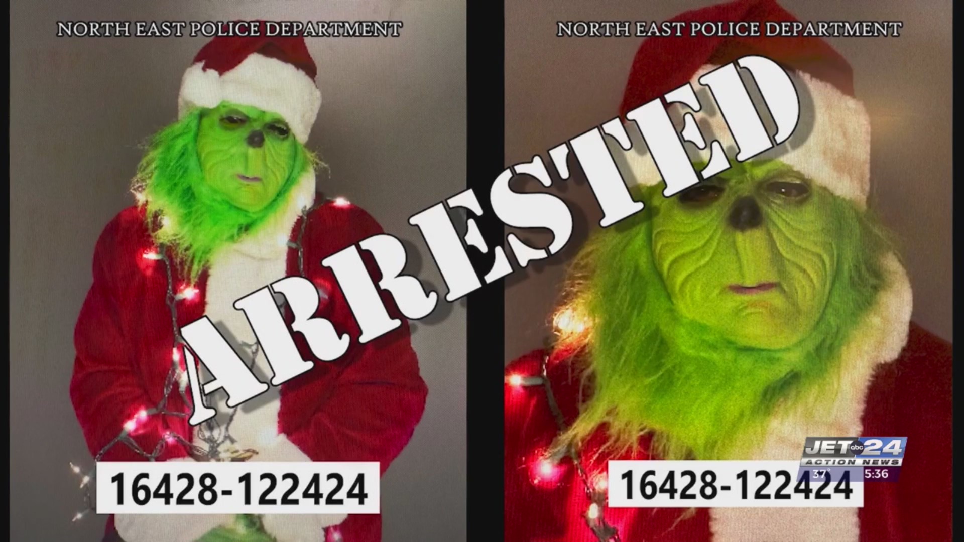 North East Police announce arrest of The Grinch in special holiday ...