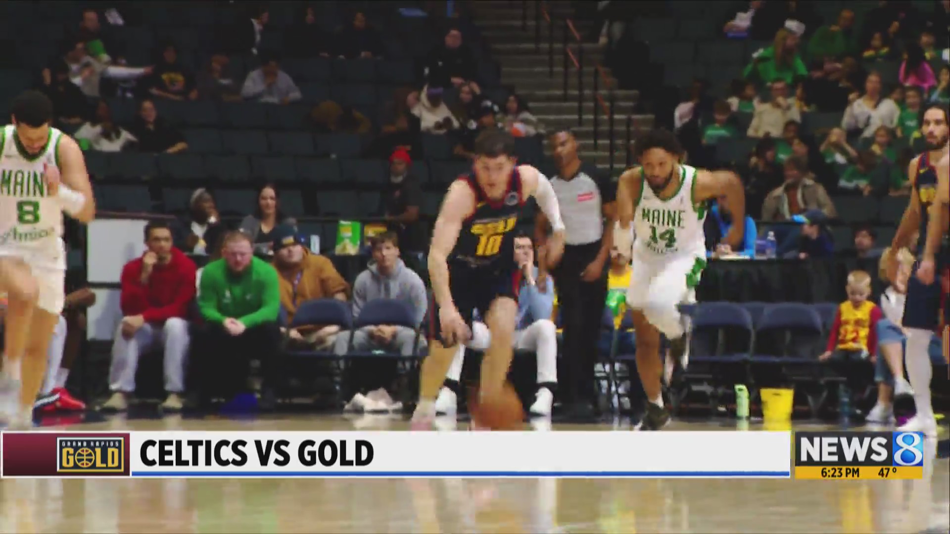 Grand Rapids Gold fall to Maine Celtics Tuesday – KWKT – FOX 44