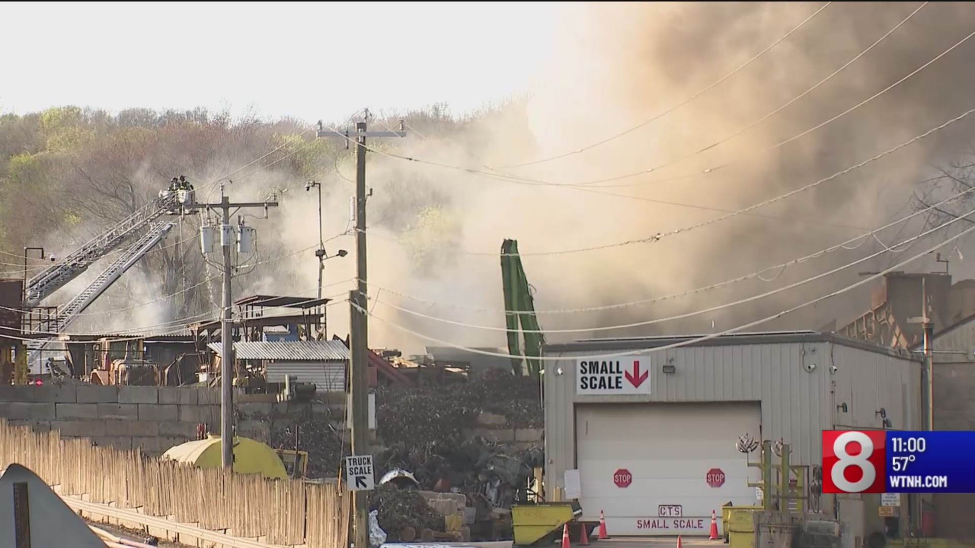 Crews knock down scrap fire in Montville – WTNH.com