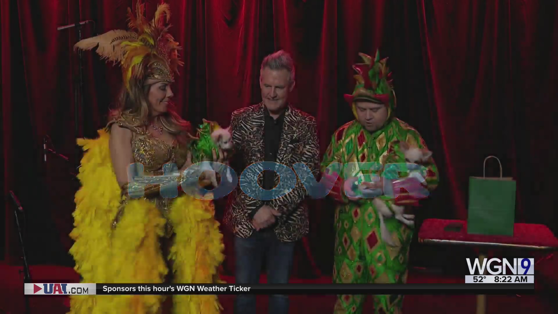 Piff the Magic Dragon performs an amazing trick with Mr. Piffles and Mr ...