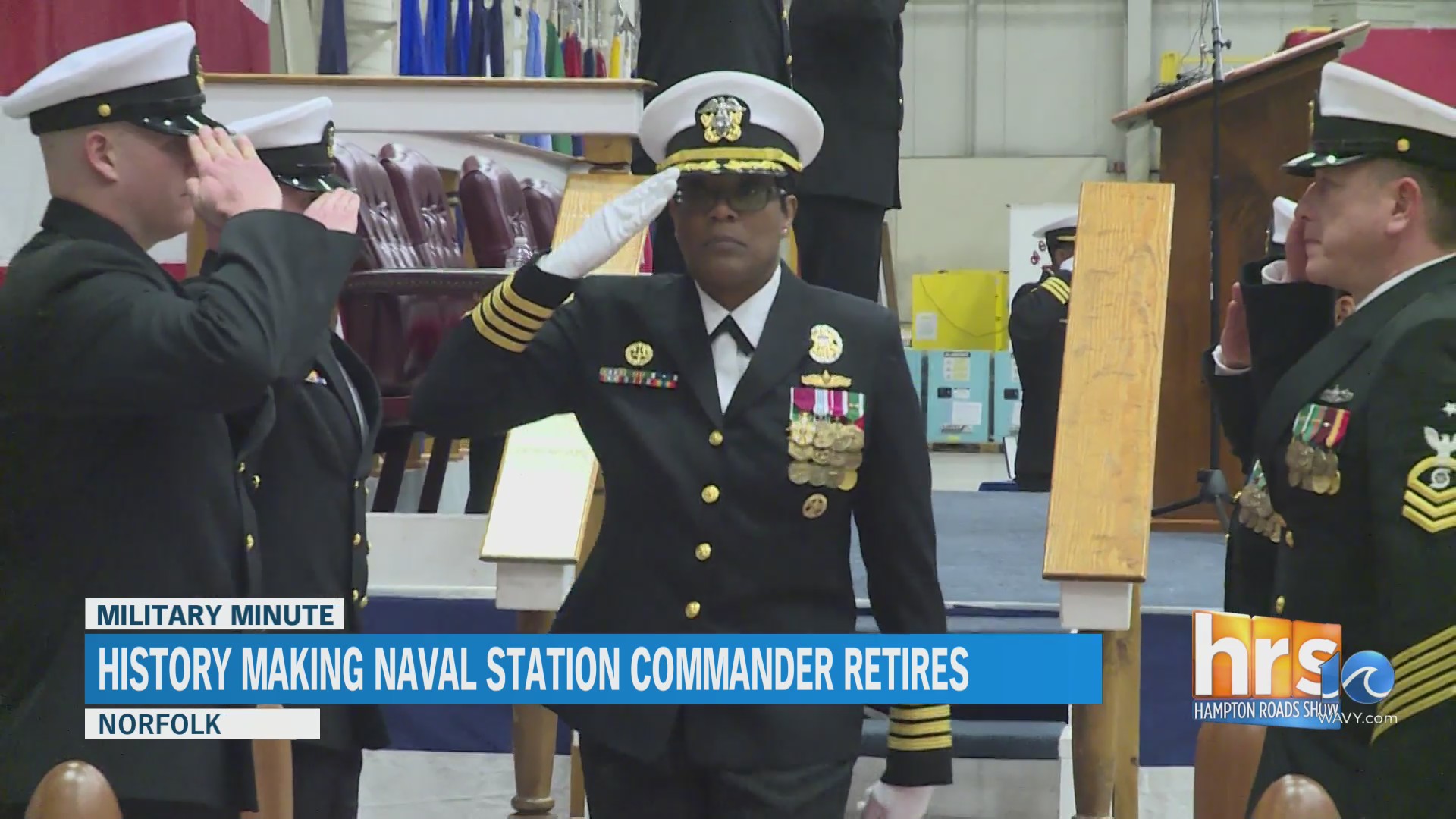 History-Making Naval Station Commander Retires – WAVY.com