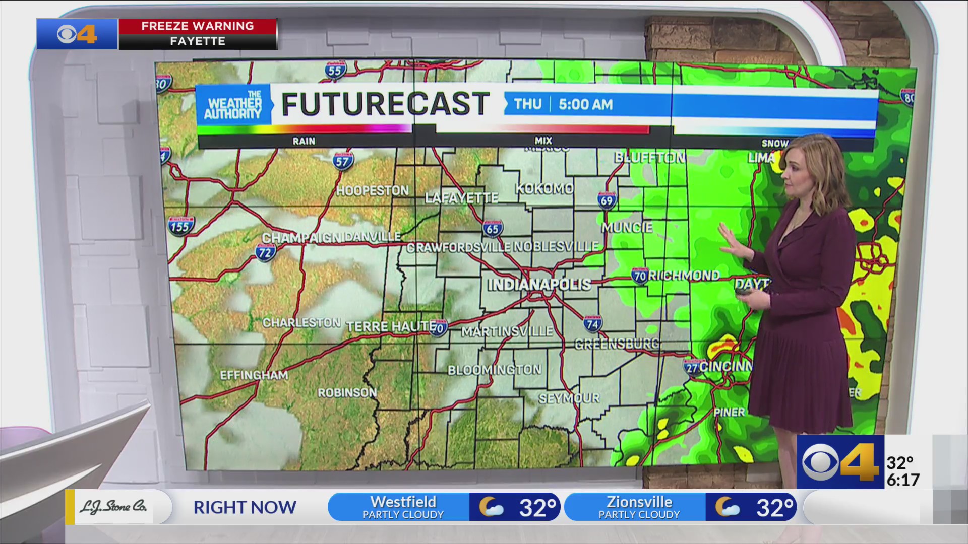 Cold with rain returning today – WTTV CBS4Indy