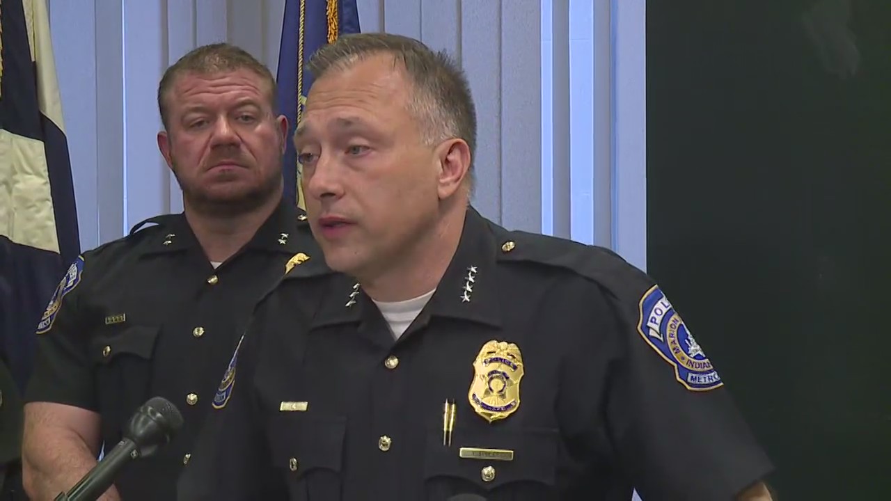 IMPD news conference on homicide arrest – PIX11