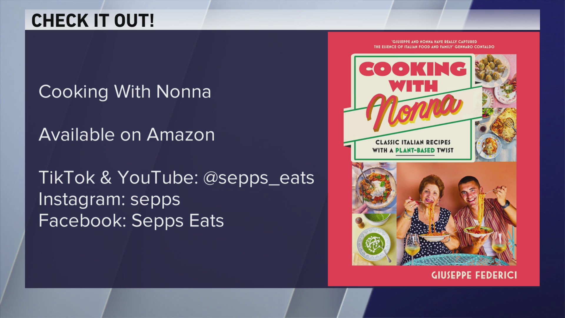 Cook, author Giuseppe Federici puts a twist on Italian dishes with the ...