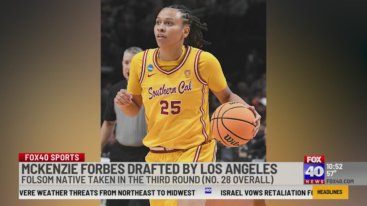 Folsom native McKenzie Forbes drafted in third round by Los Angeles ...