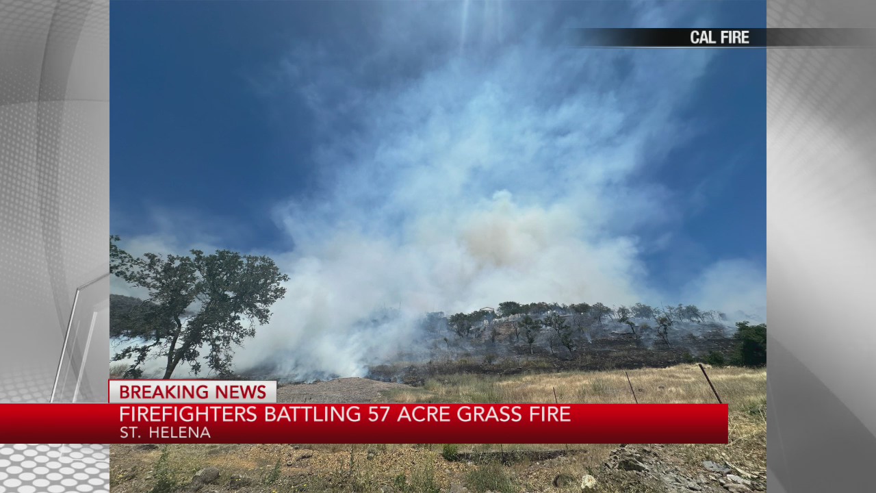 Crystal Fire: Crews battle 57-acre St. Helena fire – KRON4