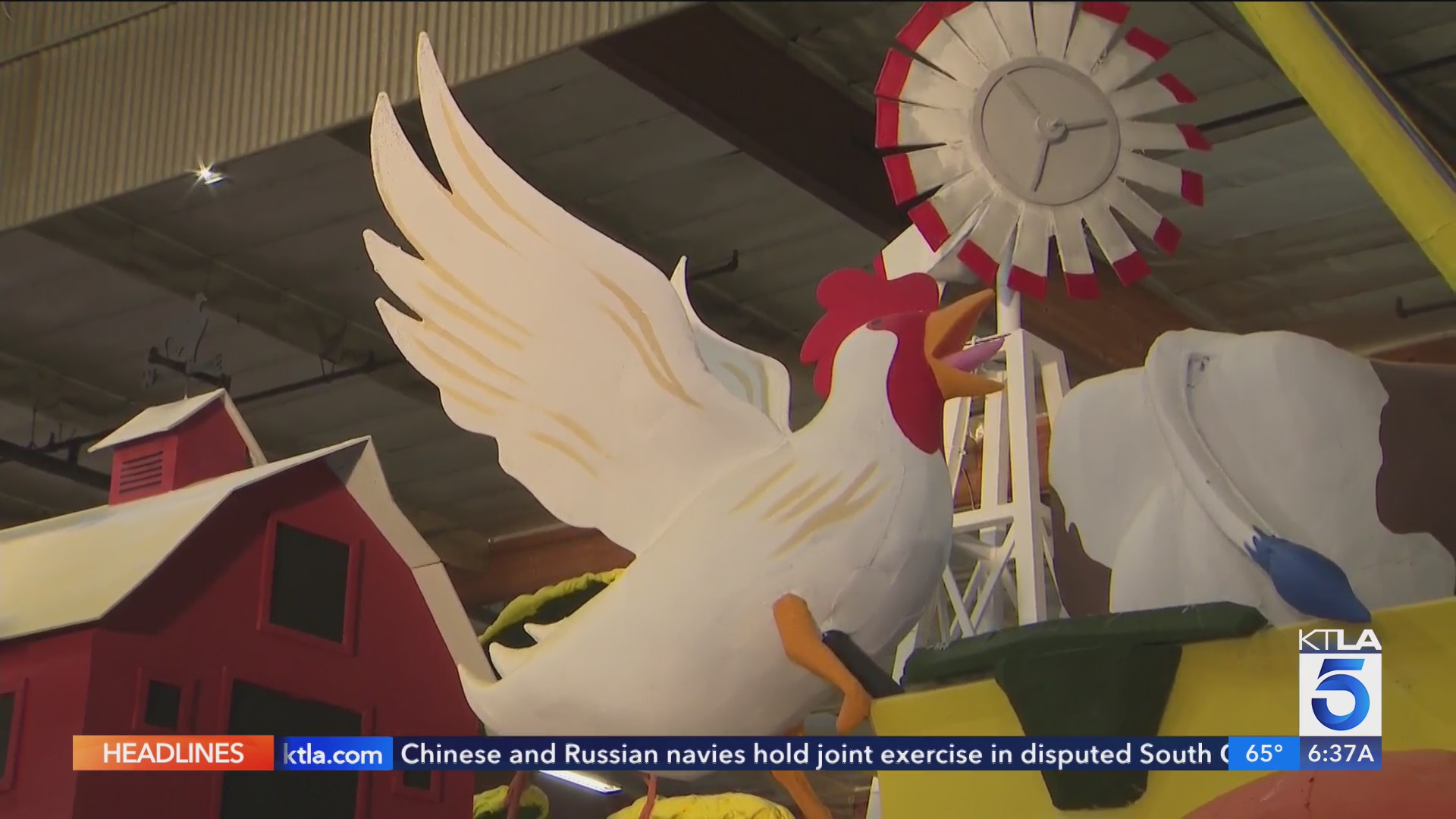 Best Day Ever: Rose Parade float testing with Phoenix Decorating ...