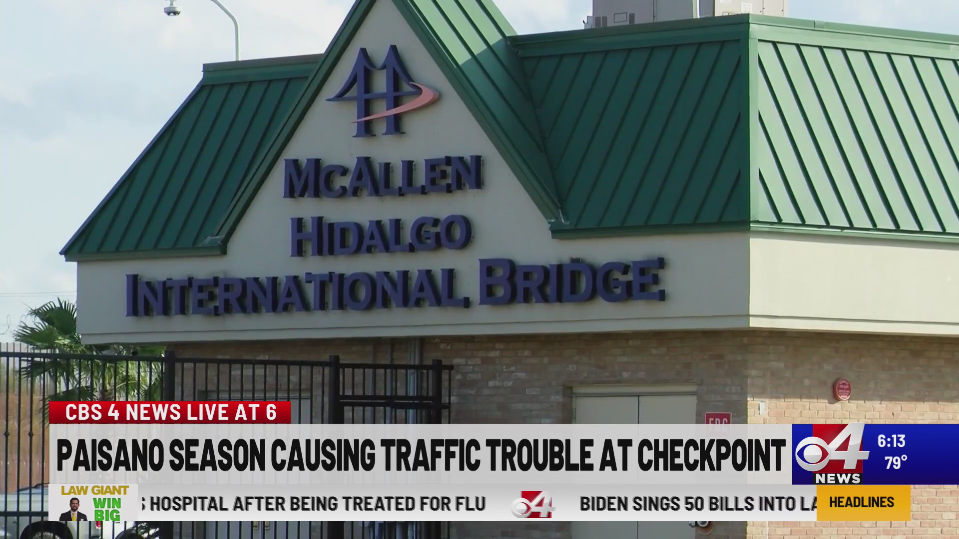 Paisano Season causes traffic problems at checkpoint – KVEO-TV