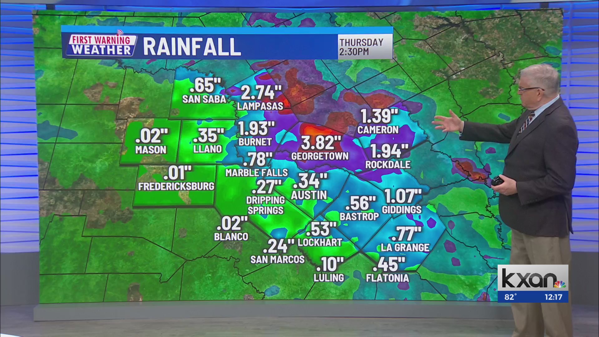 KXAN Wednesday Afternoon First Warning Weather Forecast – KXAN Austin