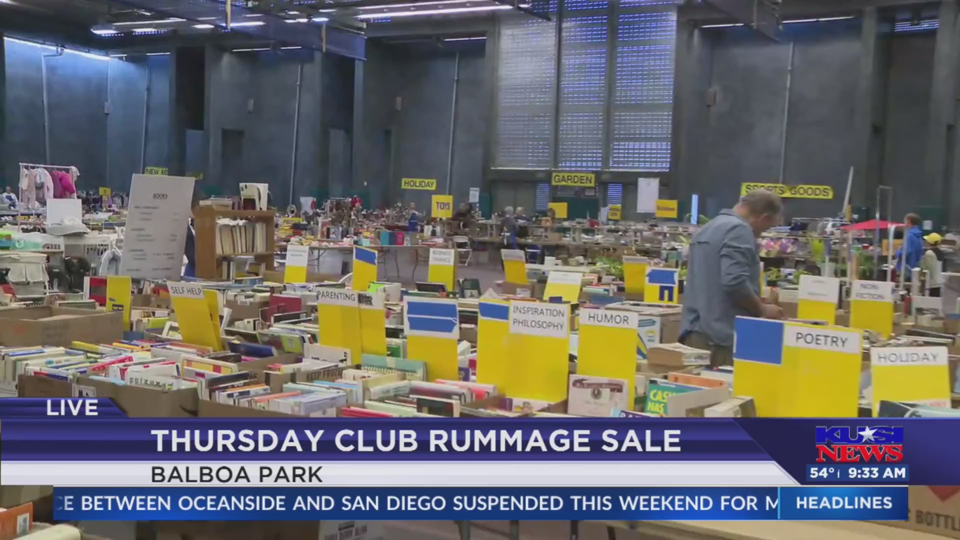 96th annual Thursday Club Rummage Sale takes place at Balboa Park ...