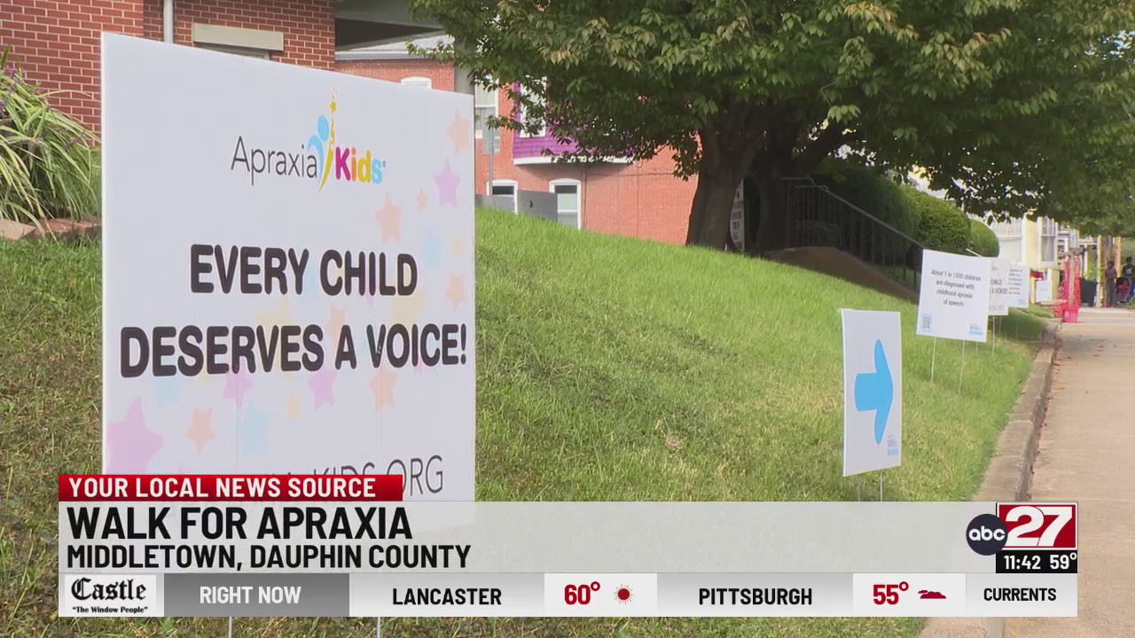 Community walk raises awareness for apraxia – ABC27