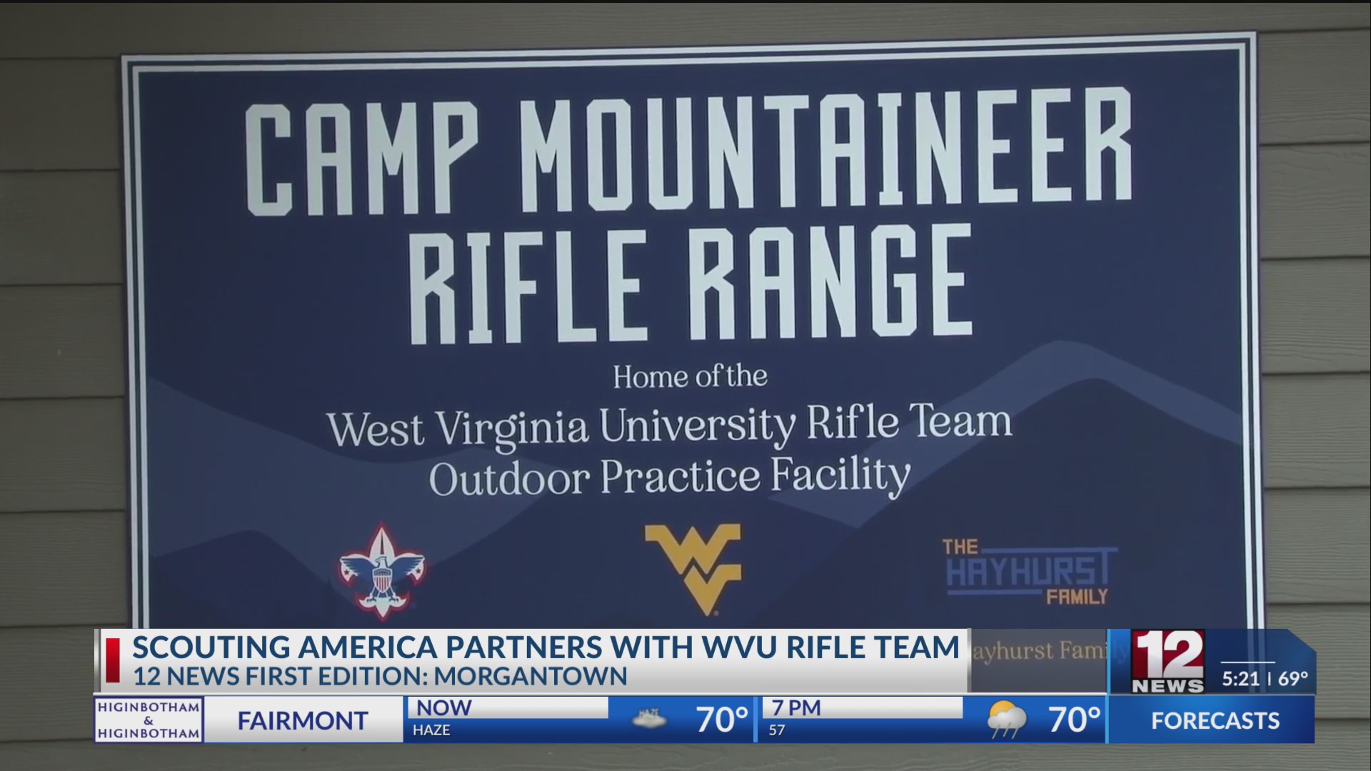 Camp Mountaineer rifle range dedicated as WVU Rifle team’s practice ...