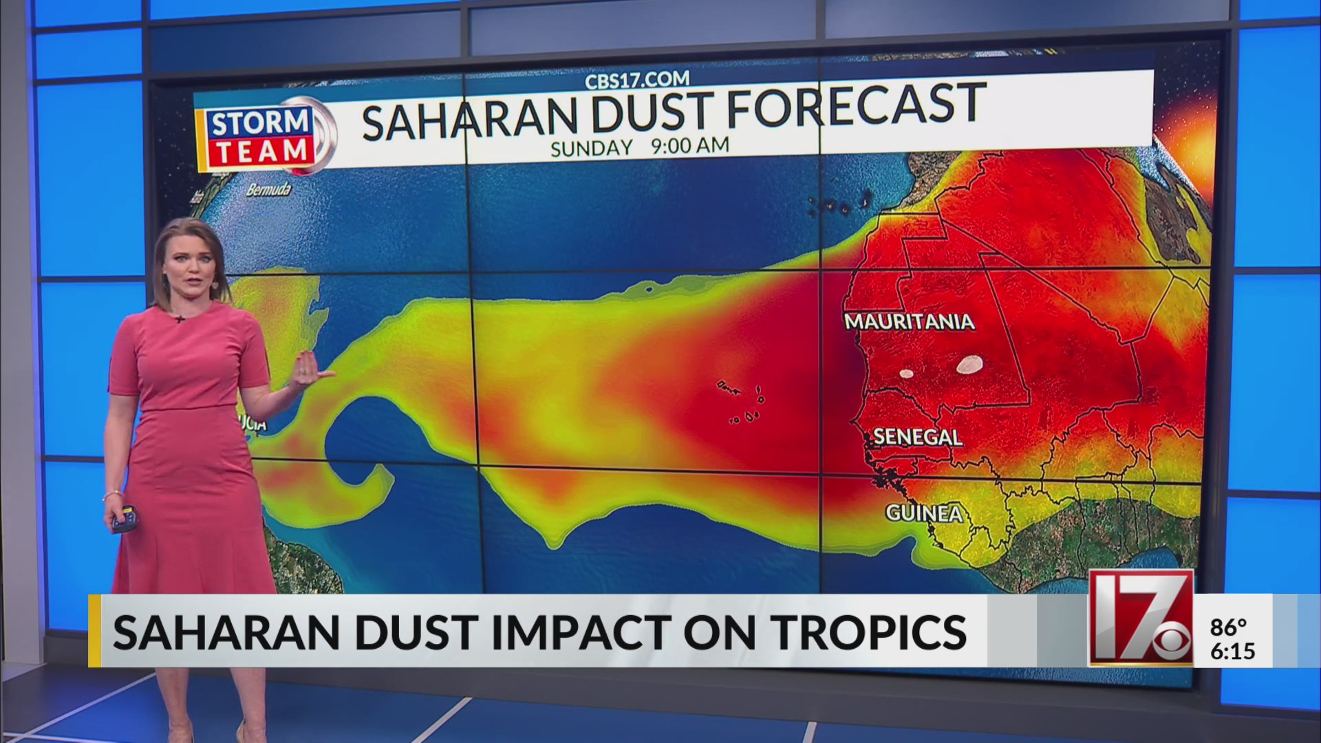 Saharan dust impact on the Tropics – CBS17.com