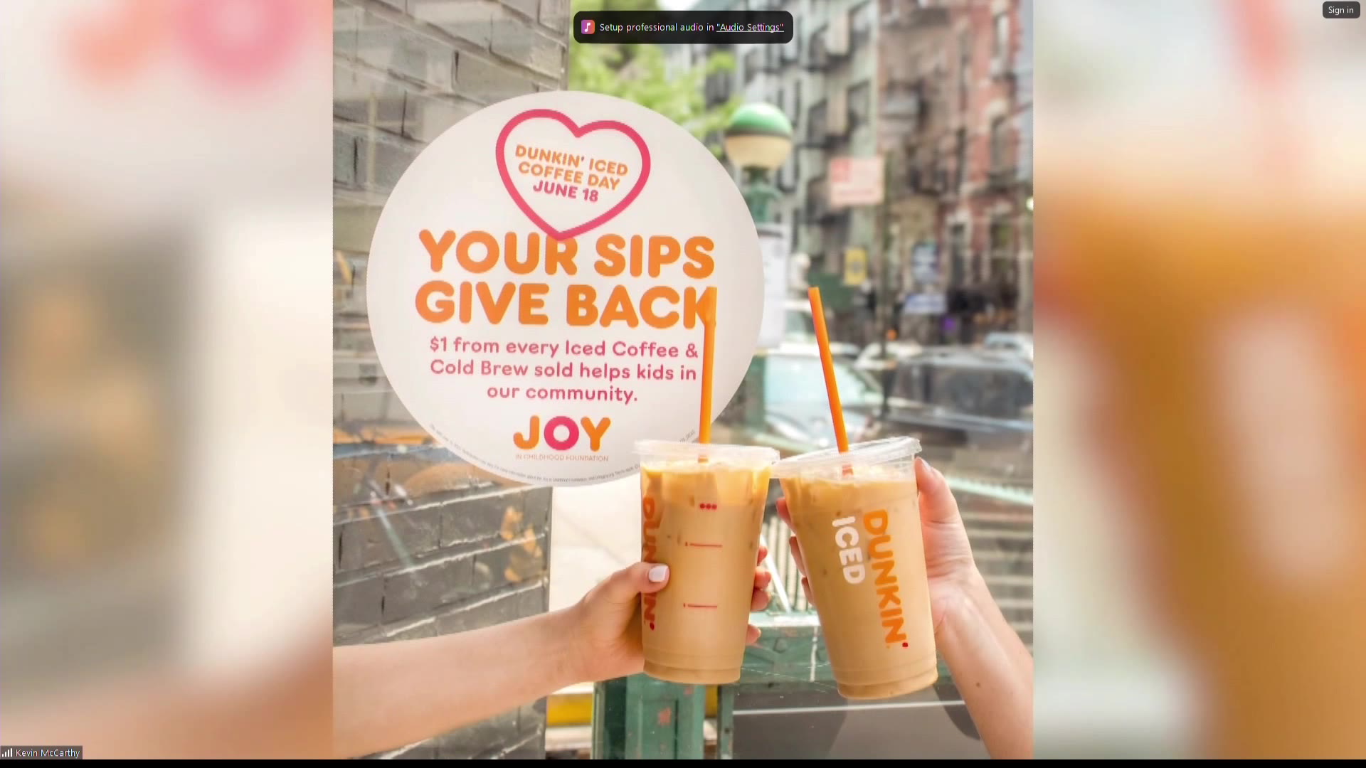 Dunkin’s Iced Coffee Day: Sip, Smile & Support Kid – KNWA FOX24