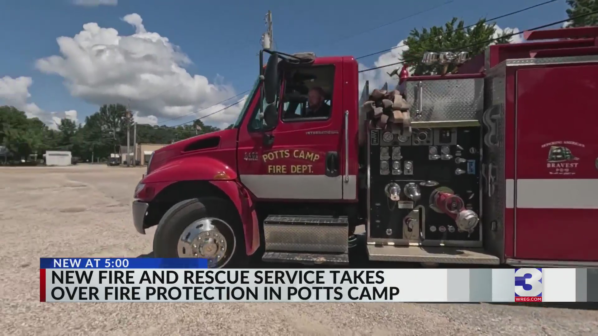 New fire and rescue service takes over fire protection in Potts Camp ...