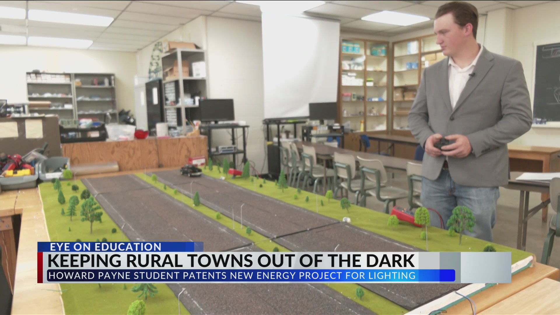 Howard Payne Student patents new energy project for lighting – KTAB ...
