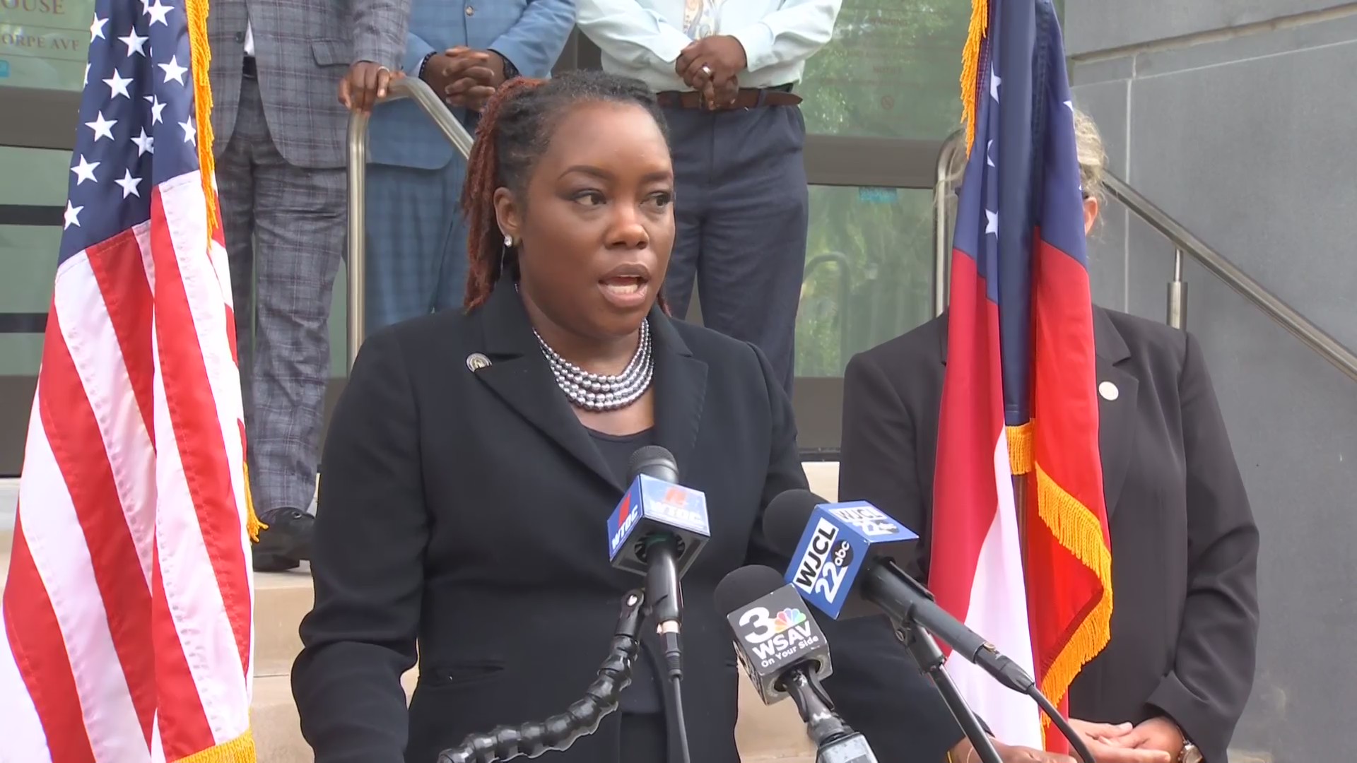 Shalena Cook Jones press conference re: Oglethorpe Mall shooting – WSAV-TV