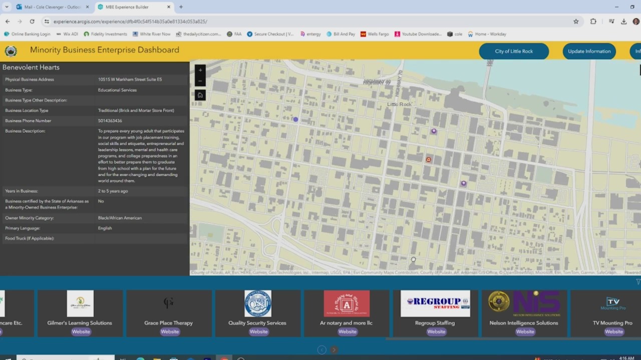 Little Rock mayor creates map for minority-owned businesses – KLRT ...