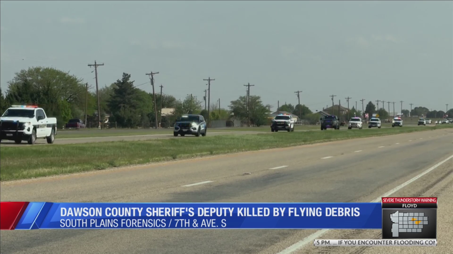 Dawson Co. deputy killed by debris from passing vehicle – KLBK | KAMC ...