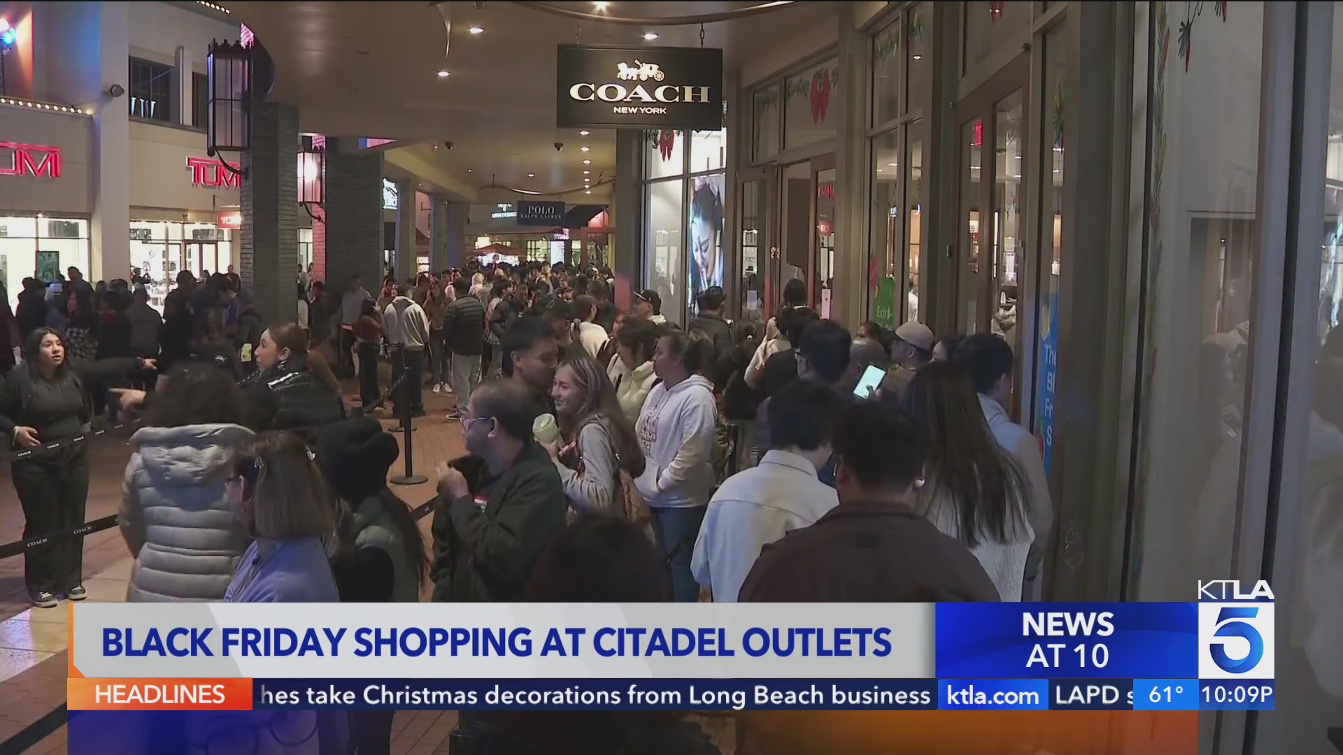 Long lines filled with Black Friday shoppers take over Citadel Outlets ...