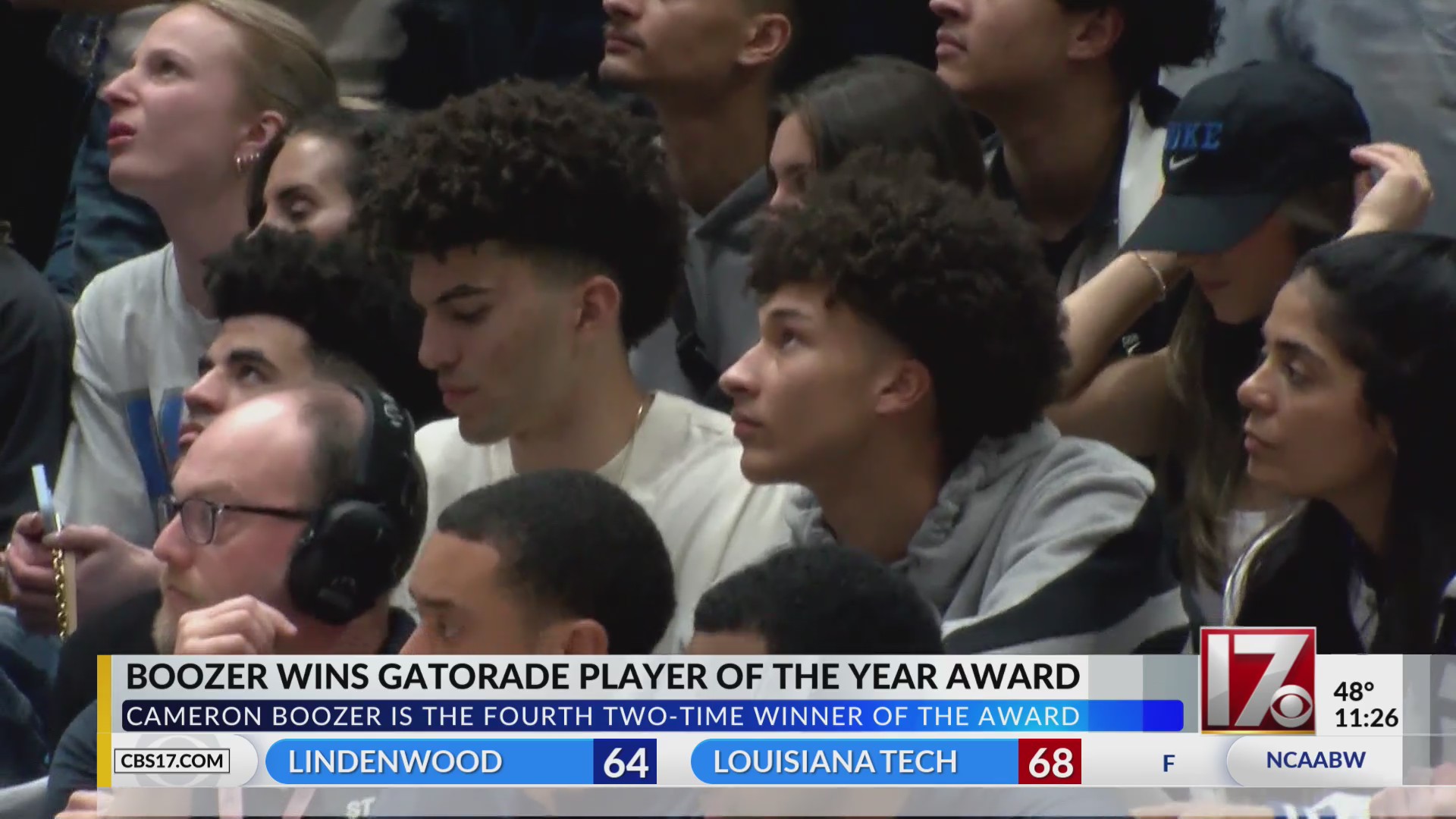 Duke signee Cameron Boozer wins Gatorade POY award – CBS17.com