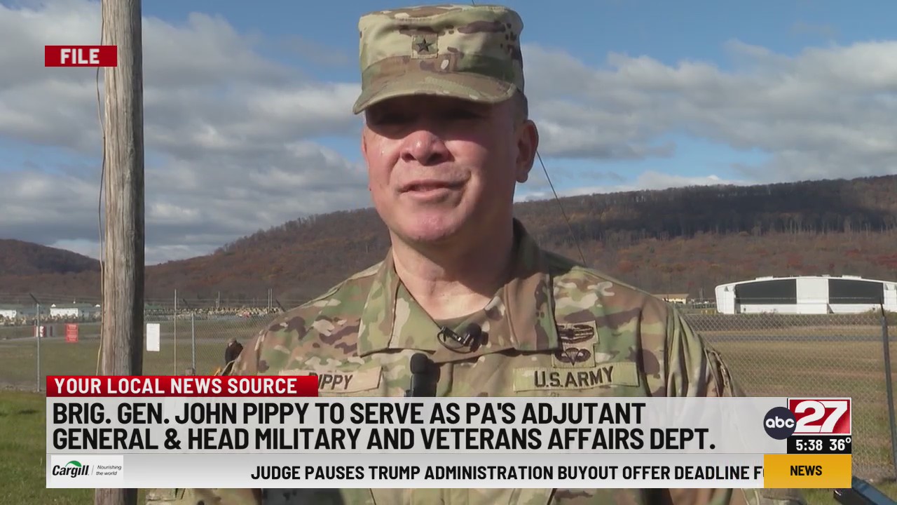Brig. Gen. John Pippy to serve as Pennsylvania’s adjutant general – ABC27