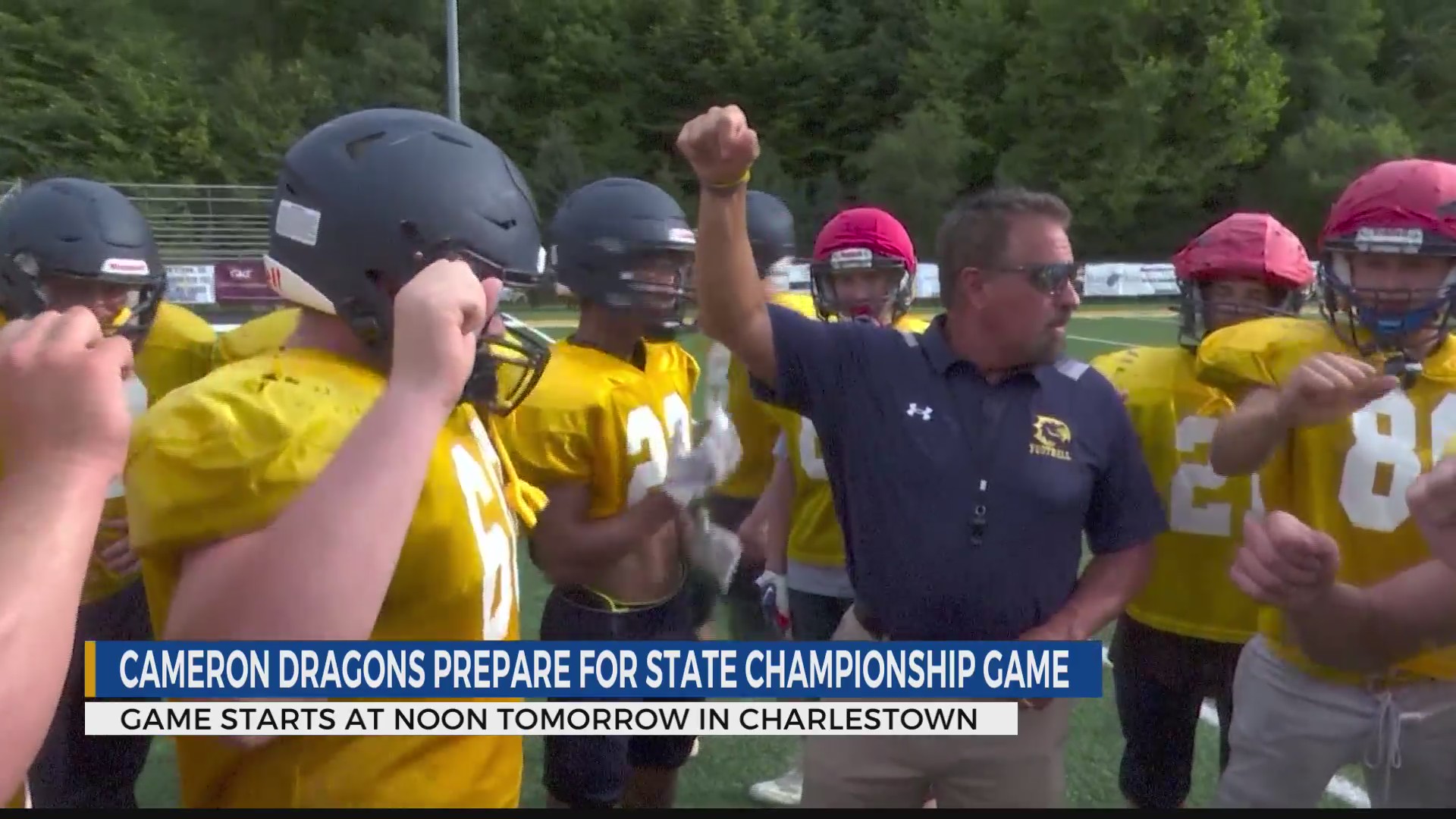 Cameron Dragons compete to win first football championship in school ...