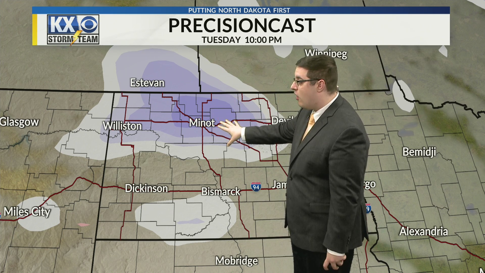 After a dry Monday, a Clipper system will bring us more snow chances ...