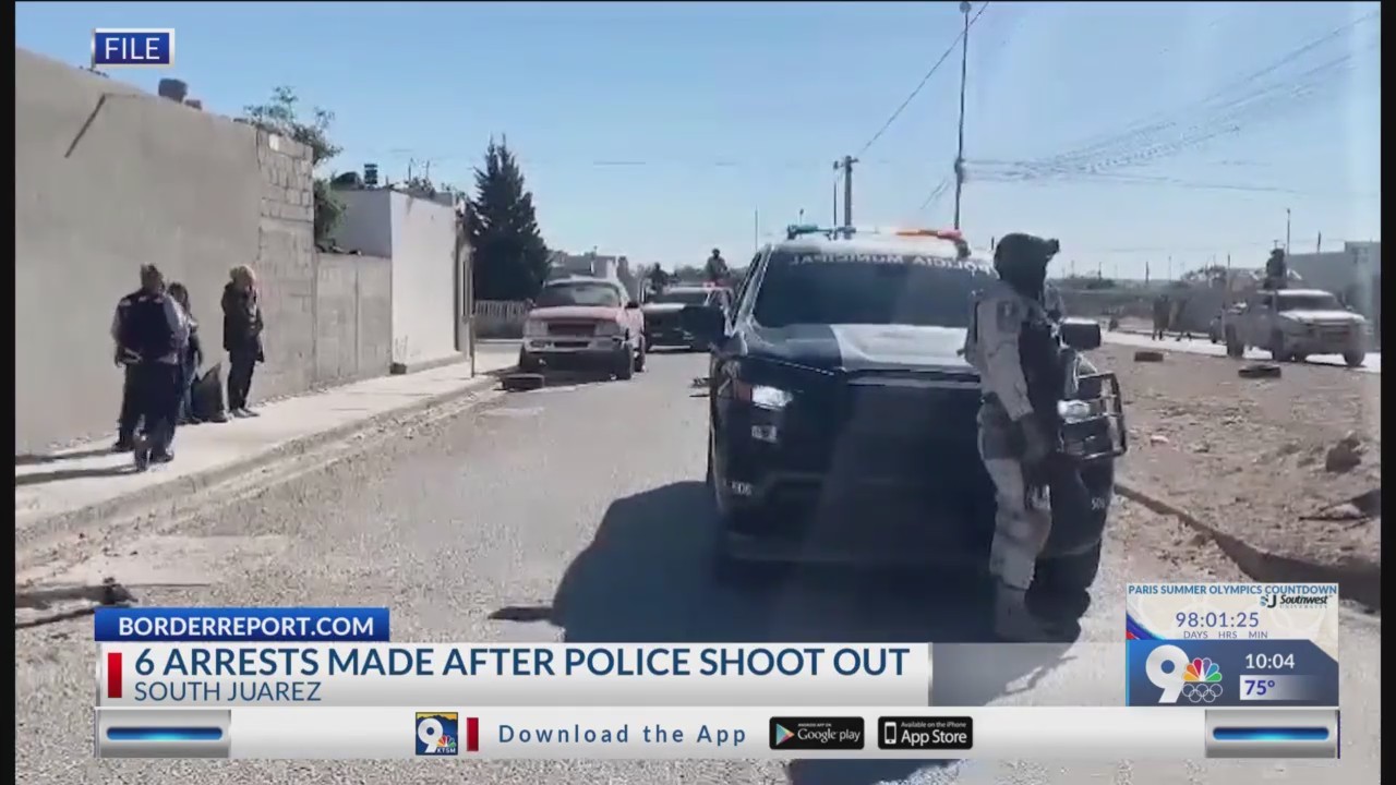 Juarez police shoot it out with suspects in triple murder – KTSM 9 News