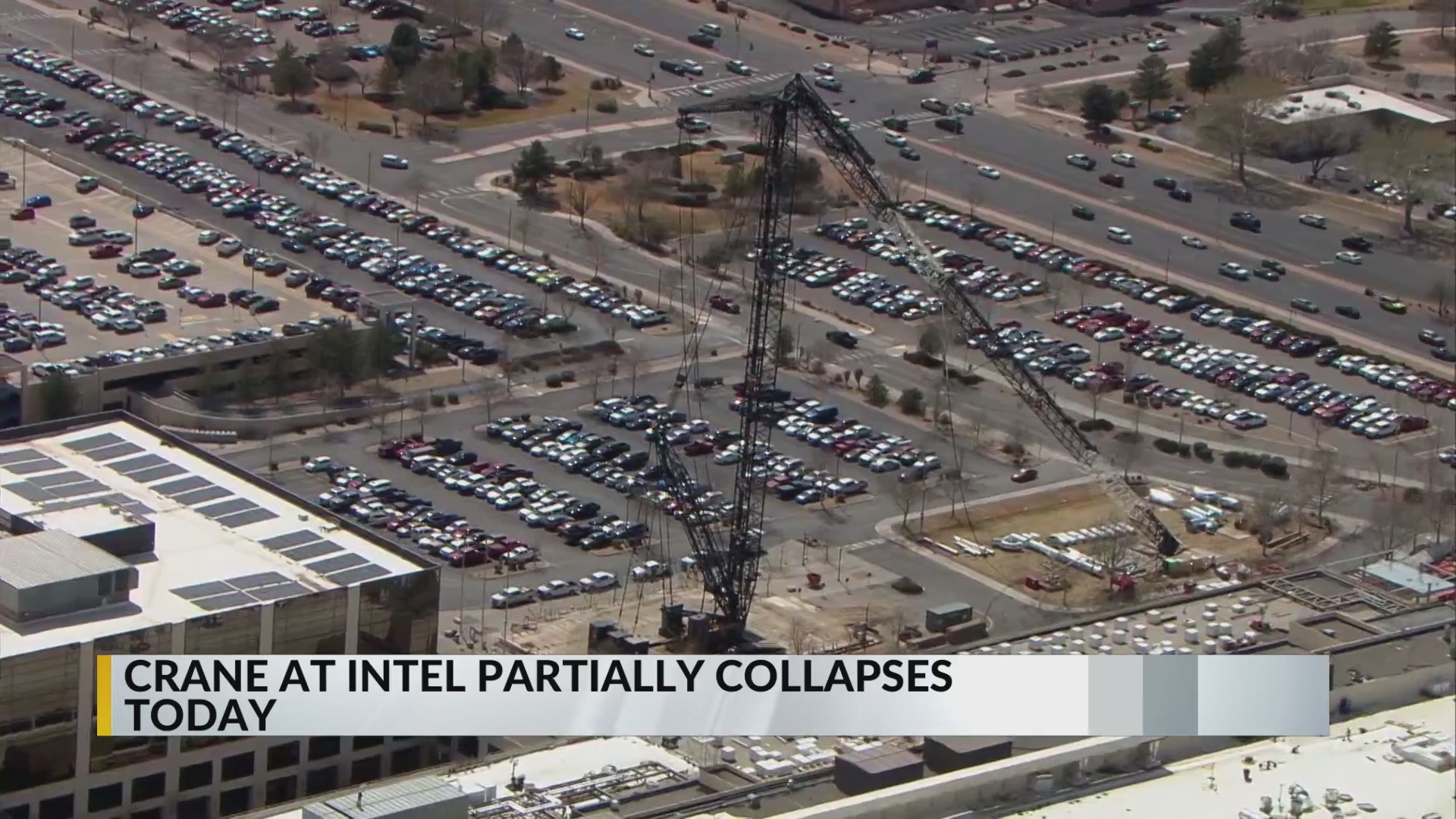 VIDEO: Broken crane at Rio Rancho Intel site – KRQE NEWS 13 – Breaking ...
