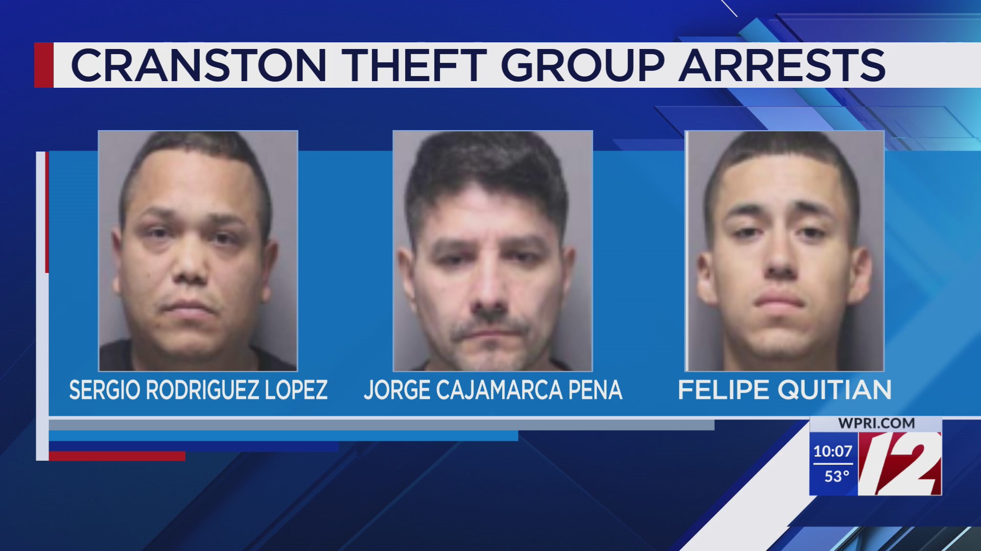 3 men linked to South American Theft Group arrested in Cranston – WPRI.com