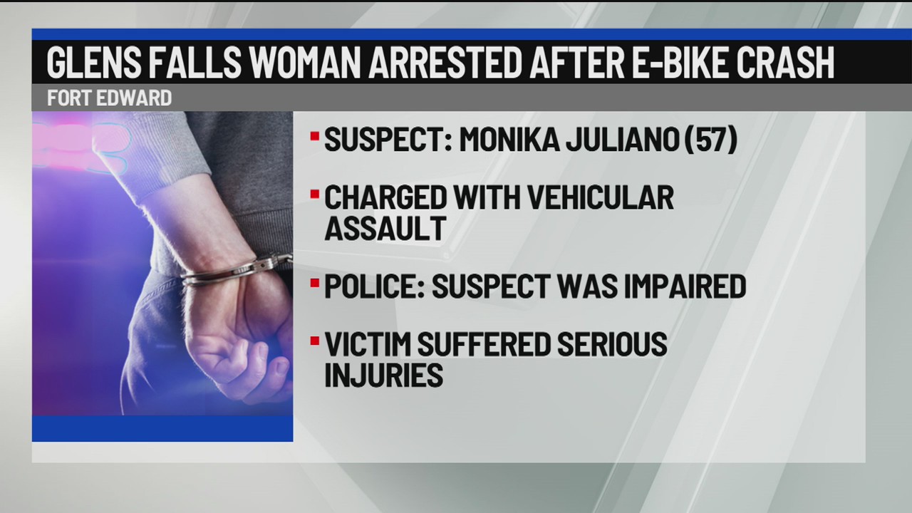 Glens Falls woman arrested, accused of e-bike crash – NEWS10 ABC