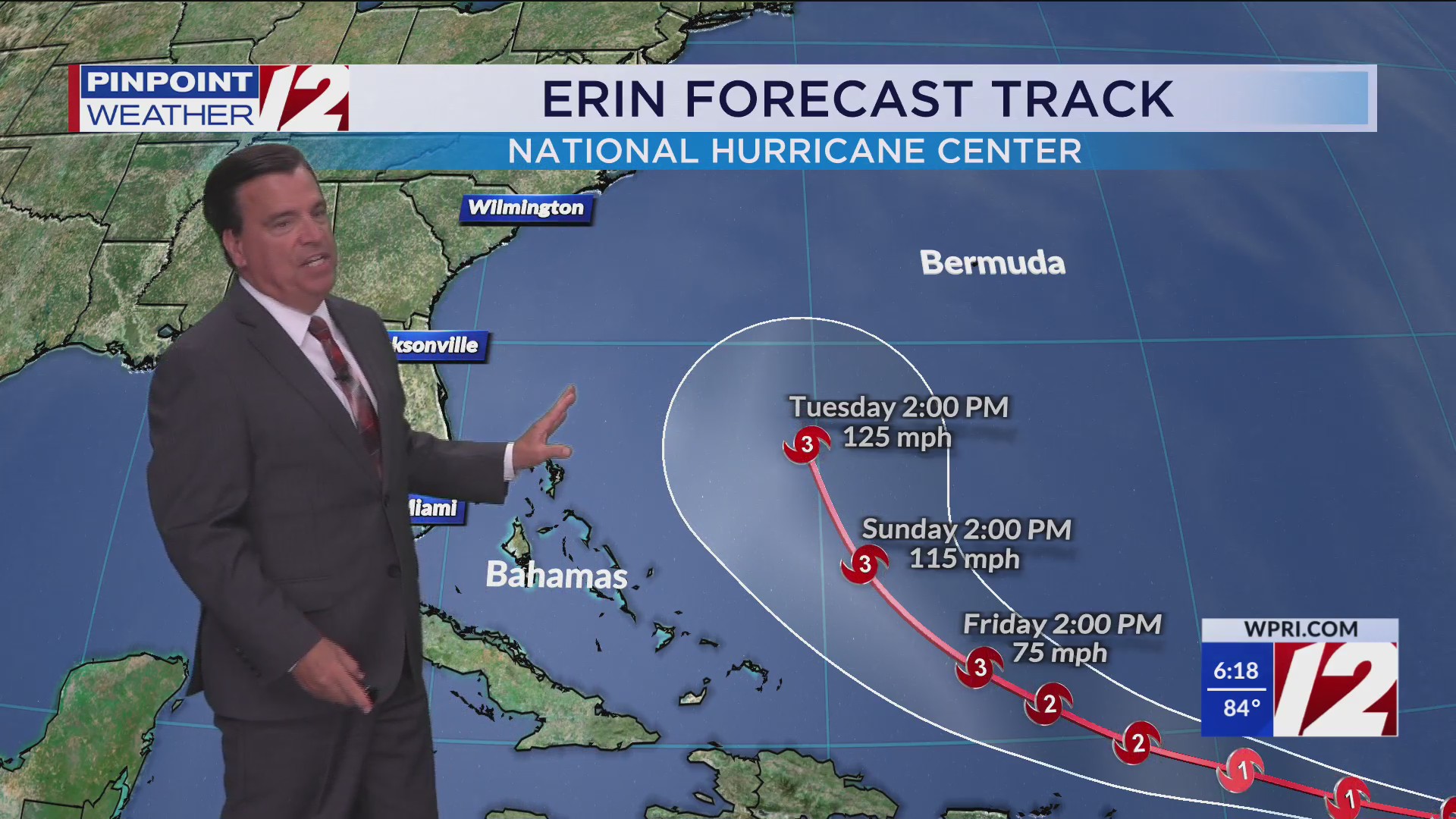 Tracking Erin: Latest look at the storm track – WPRI.com