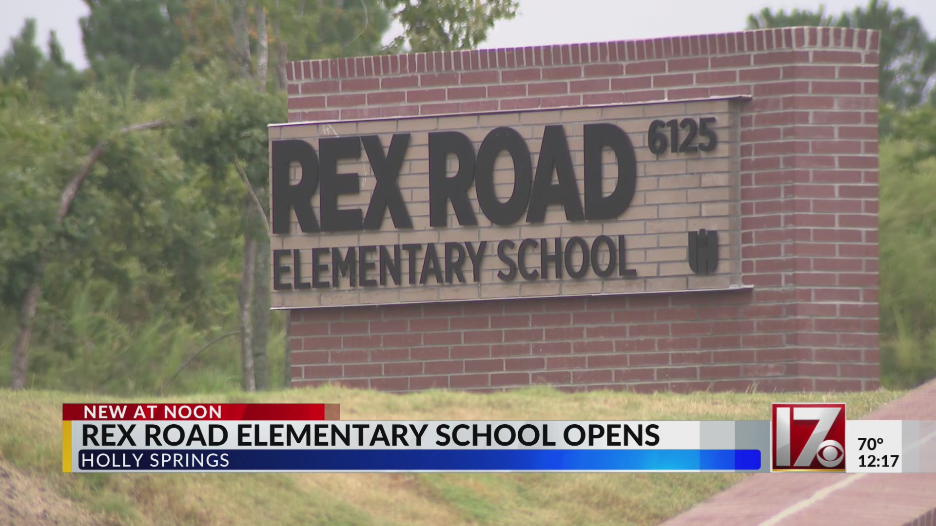 Rex Road Elementary School opens in Holly Springs – CBS17.com