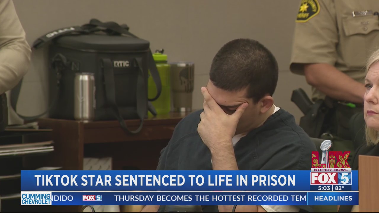 TikTok star sentenced to life in prison for killing his wife and ...
