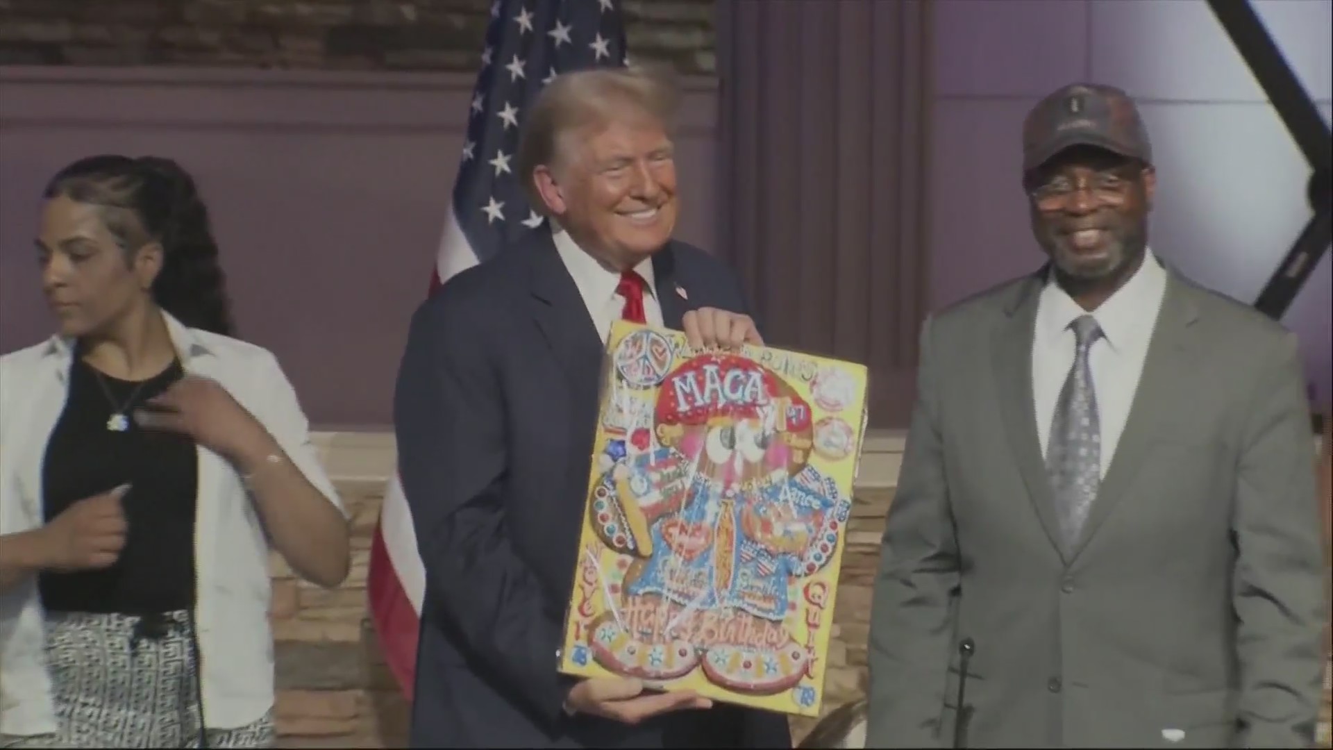 Trump visits a Black church, addresses a MAGA activist gathering amid ...