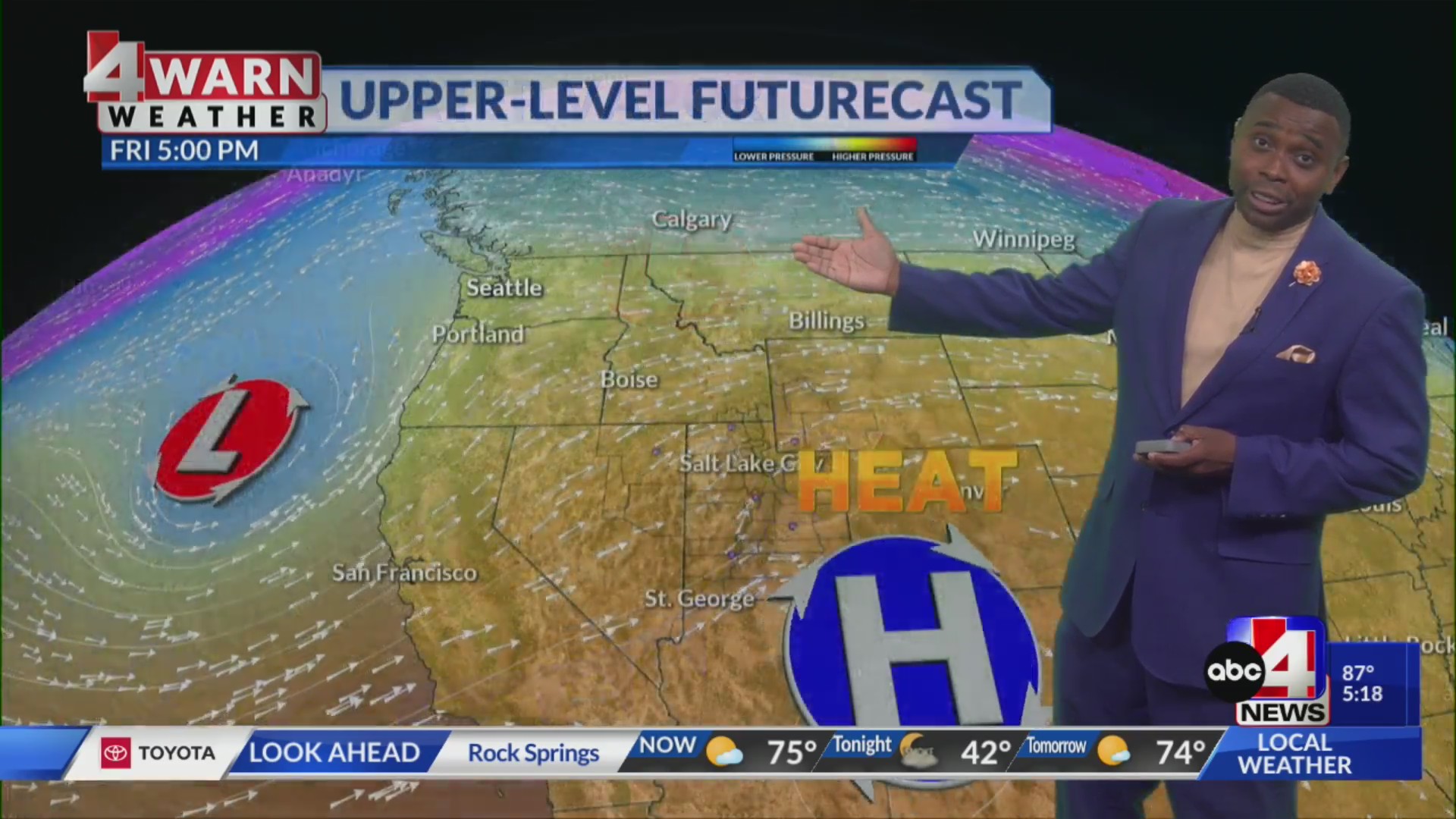 Toasty temperatures hang on into the weekend, some relief expected next ...