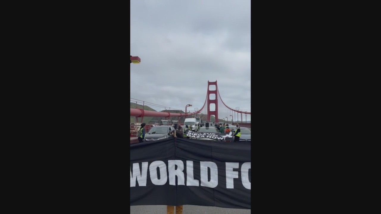 Protest blocks all lanes of Golden Gate Bridge – KRON4