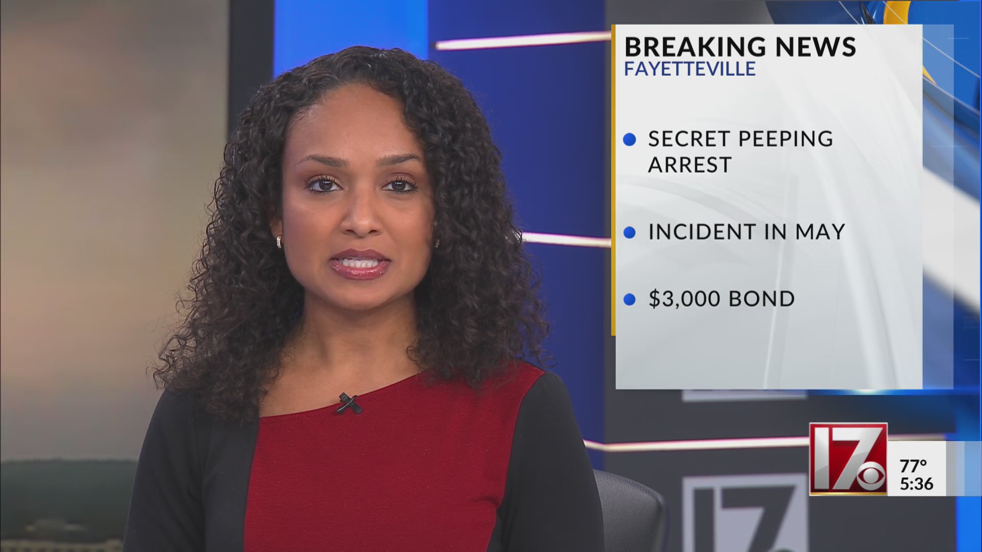 Secret peeper arrested in Fayetteville – CBS17.com