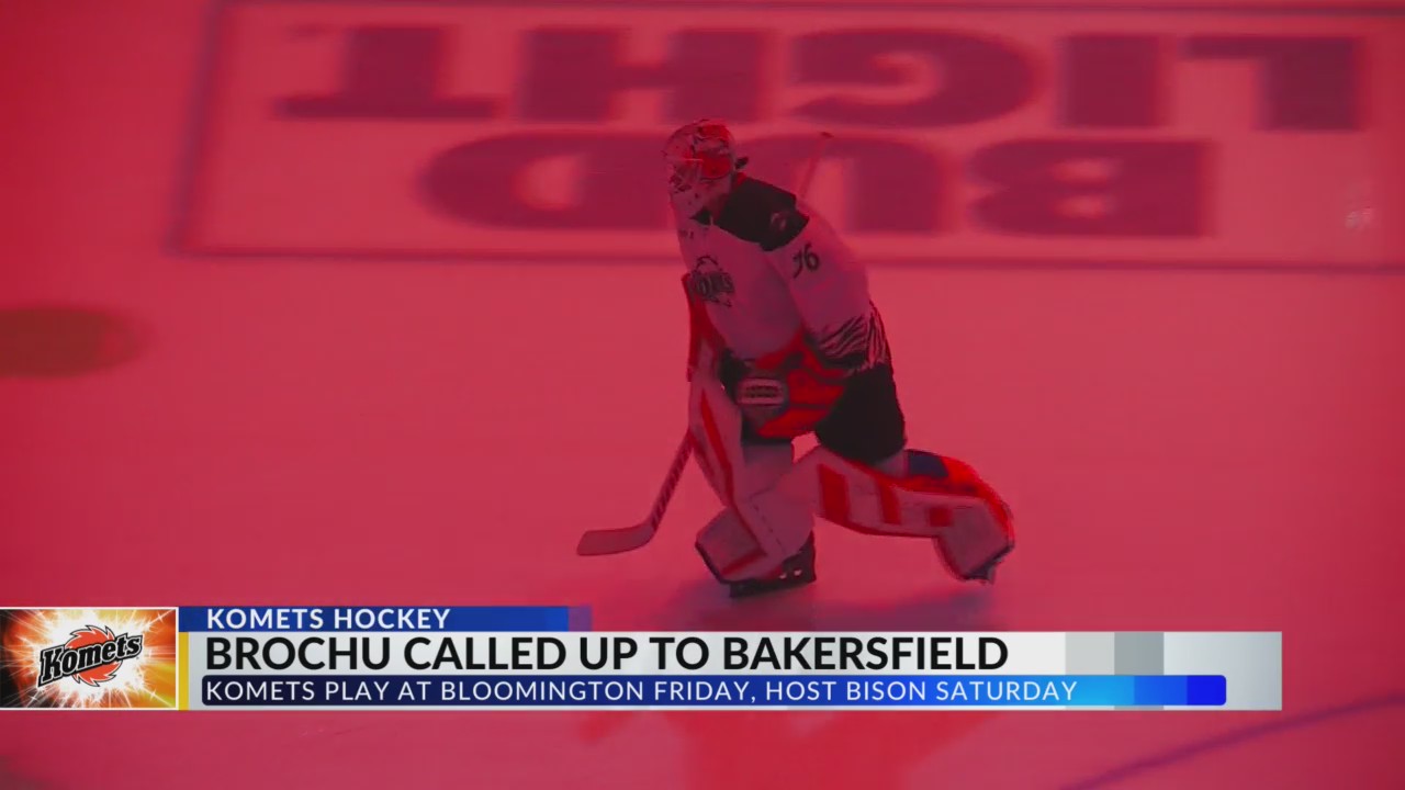 Komets goalie Brett Brochu called up to AHL’s Bakersfield Condors ahead ...