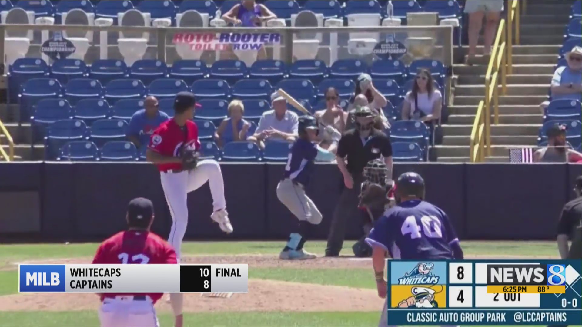 Whitecaps at Captains, June 29, 2025 – KTSM 9 News