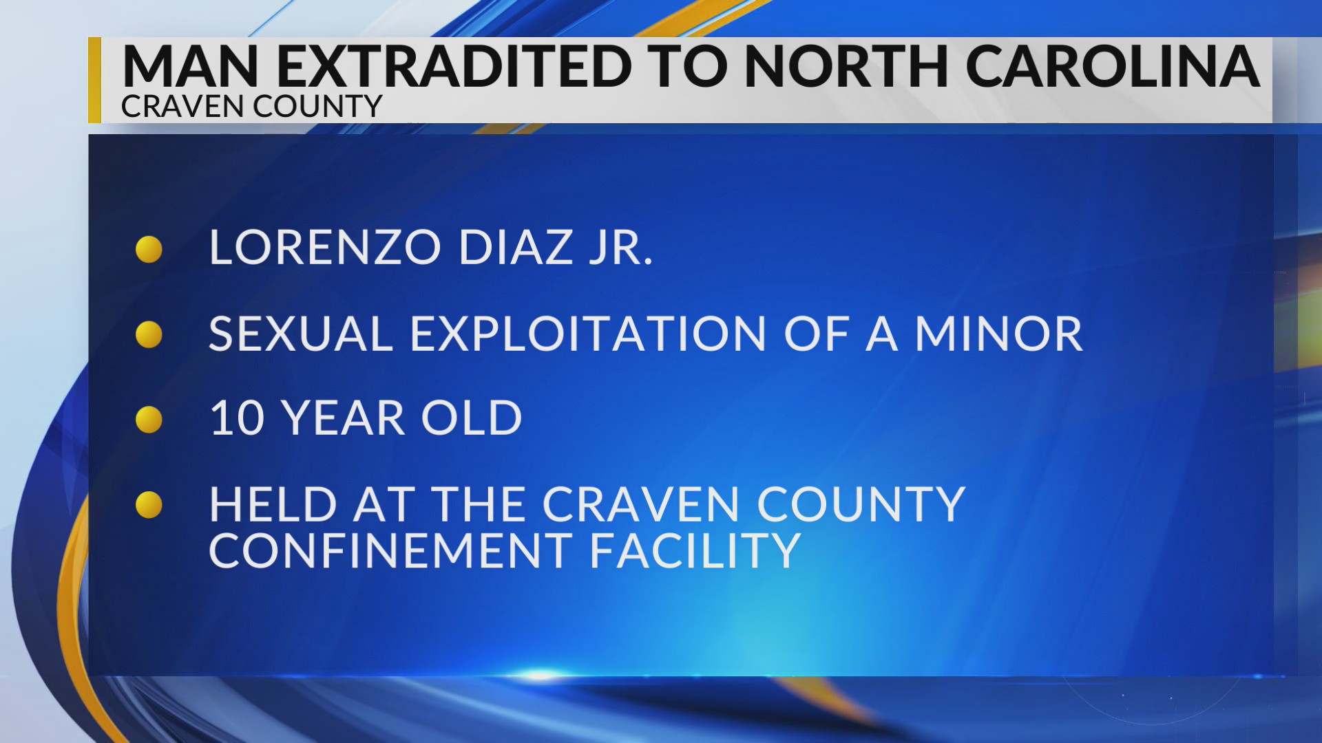 California man extradited to Craven County on sexual exploitation of a ...