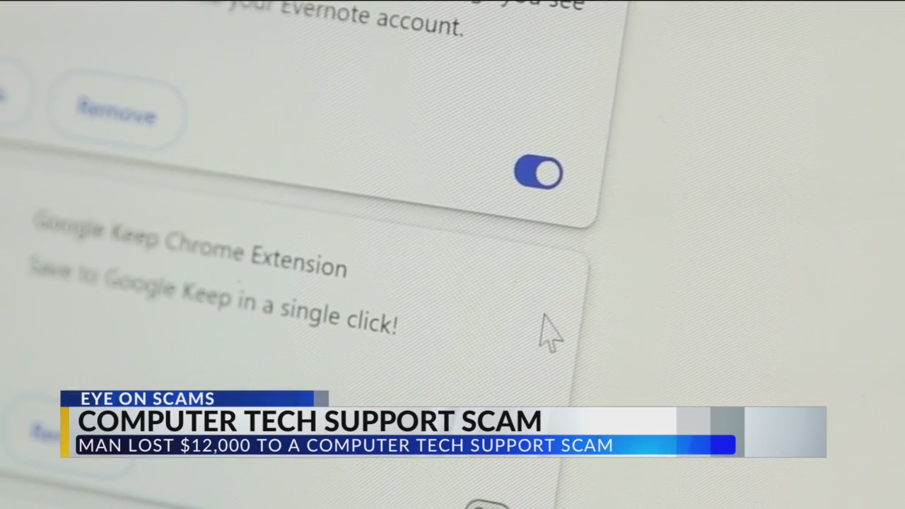 Local man lost $12,000 to a computer tech support scam – KLFY.com